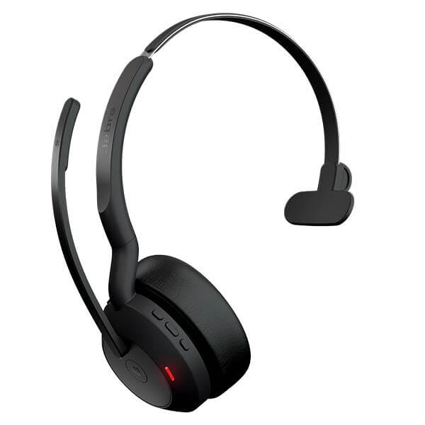Jabra Evolve2 55 USB MS Mono Bluetooth Headset with Charging Stand ...